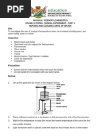 Boiling Water Lab Procedure Guide | PDF | Laboratories | Water