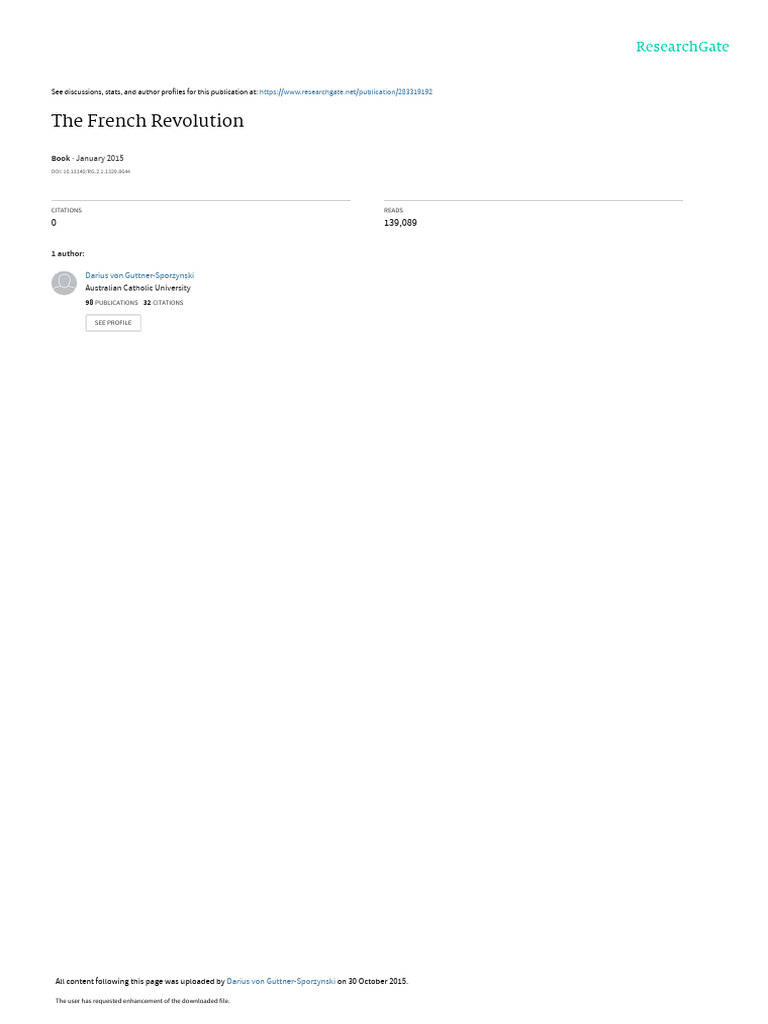 SampleChapter | PDF | French Revolution