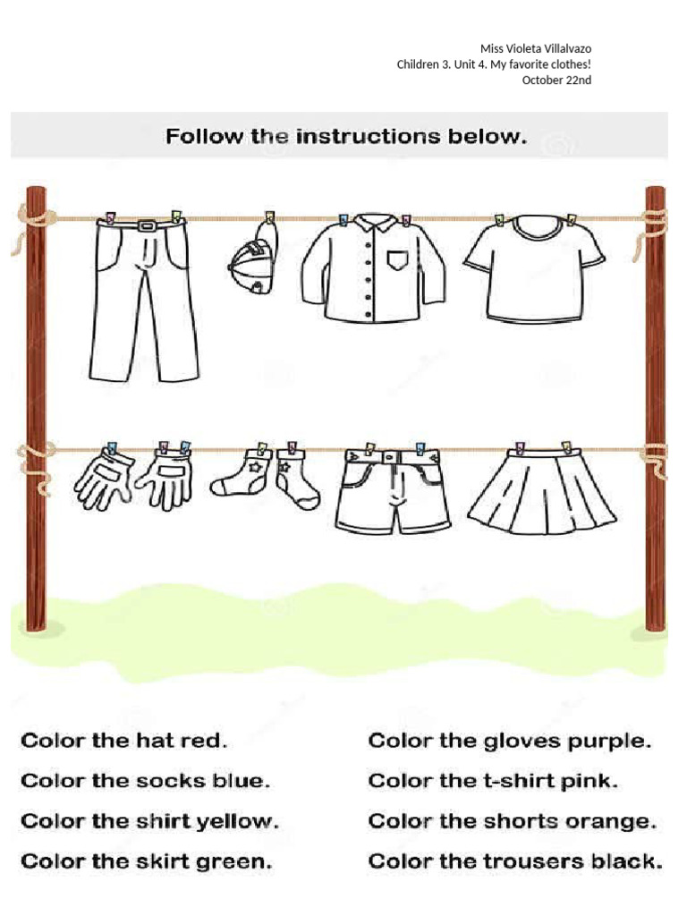 Clothes Children 1 | PDF