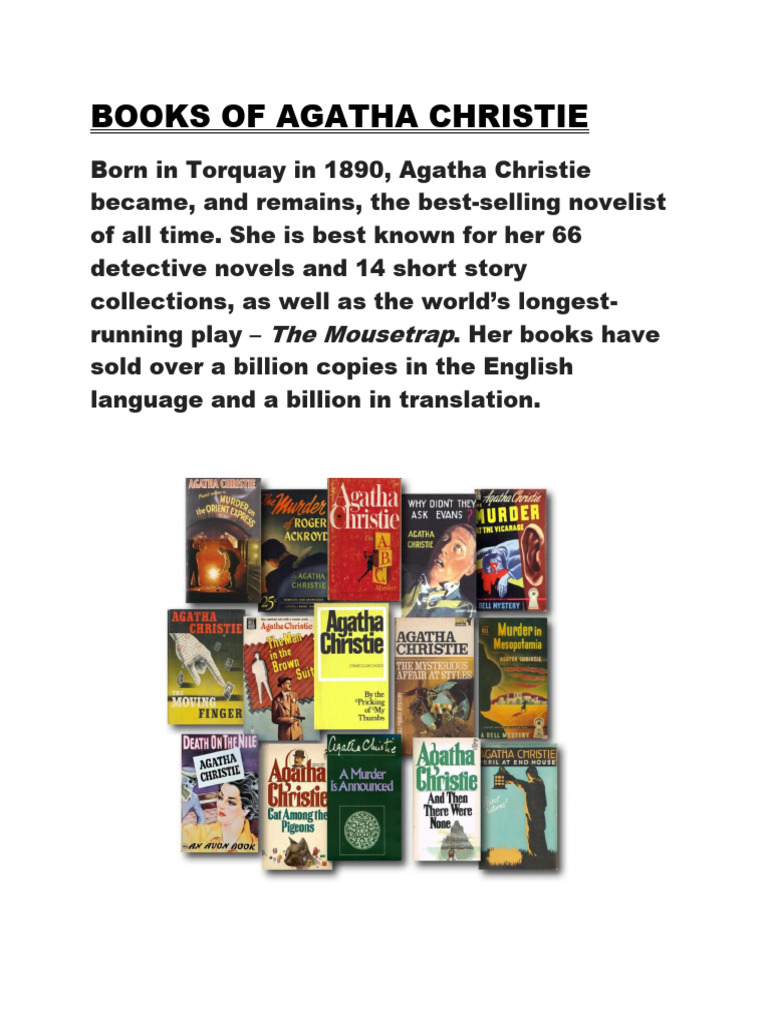 Books of Agatha Christie | PDF