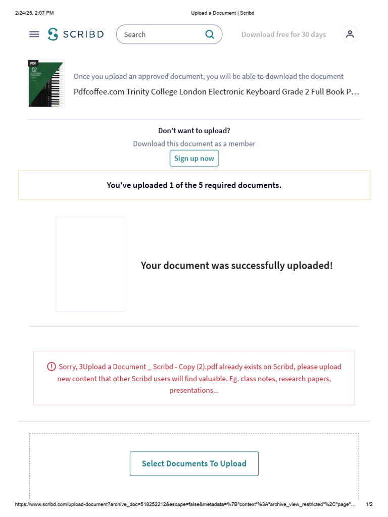 1.2 Upload a Document _ Scribd | PDF | Scribd | Cyberspace