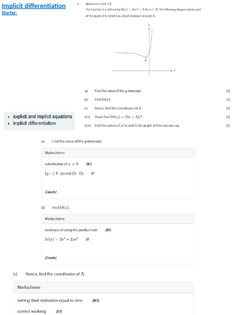10. Implicit Differentiation | PDF