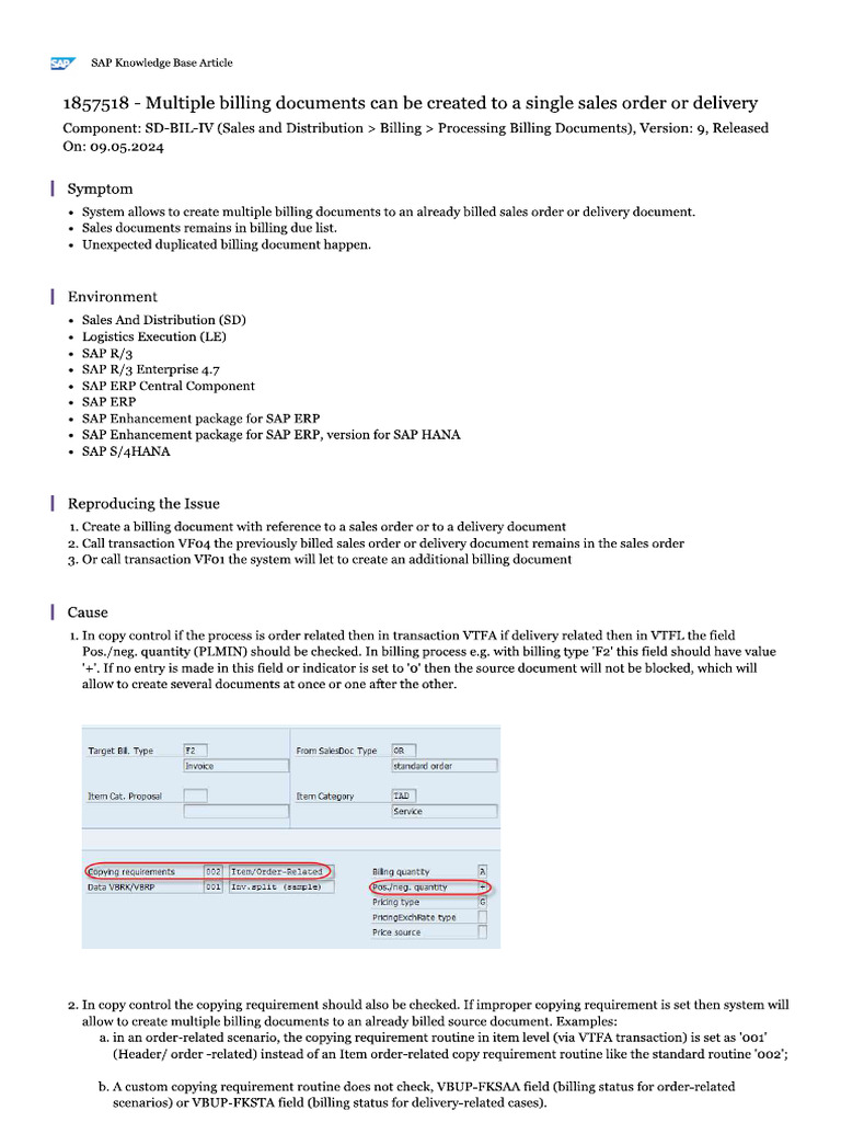 Nota Sap 1857518 | PDF