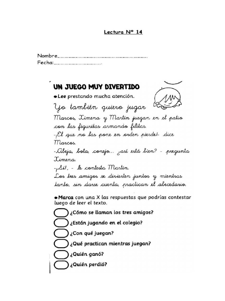 69 Cuentos Cortos y Guia Actividades de Comprension Lectora 14 | PDF