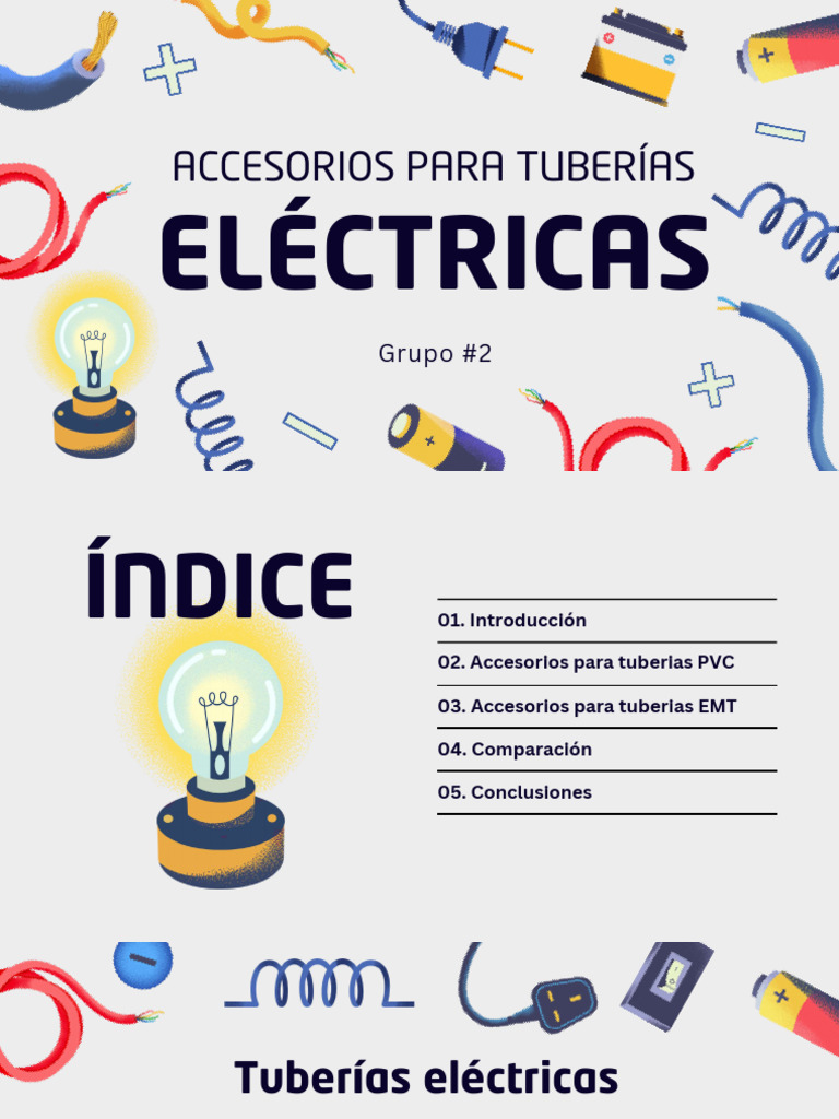 Accesorios para Tuberías Eléctricas PVC y EMT | PDF