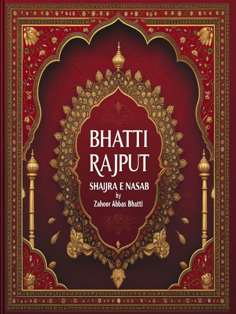 Bhatti Rajput Shajra E Nasab (Zahoor Abbas Bhatti) | PDF