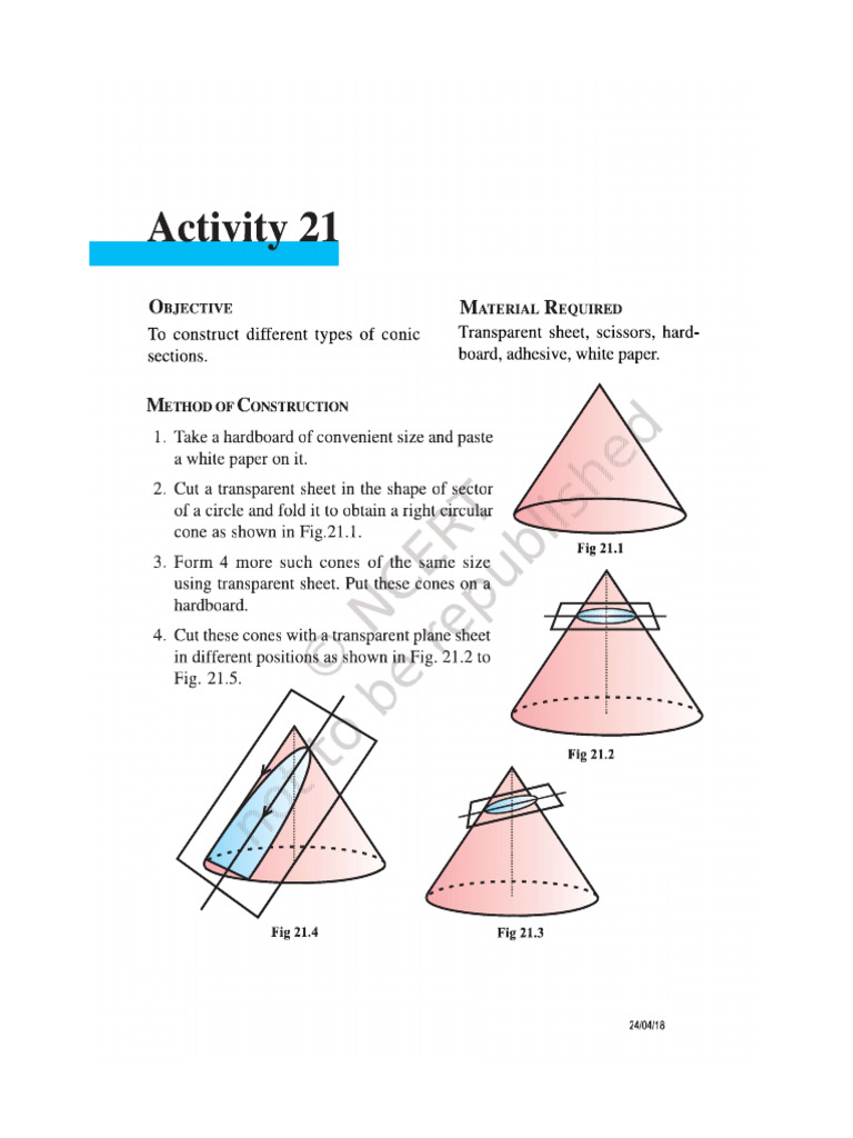 Conic Sections Application | PDF