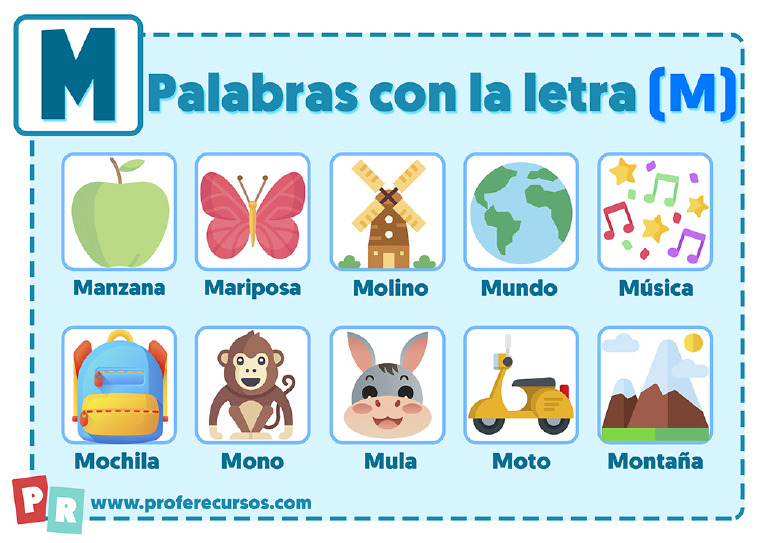 Palabras Con M para Niños | PDF