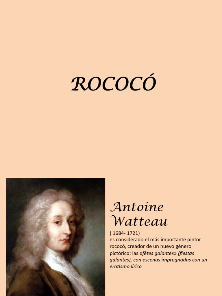 Historia Del Arte_13_Rococó Francia (1) | PDF | Pinturas