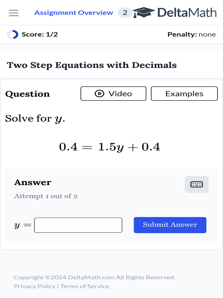 DeltaMath Student Application | PDF