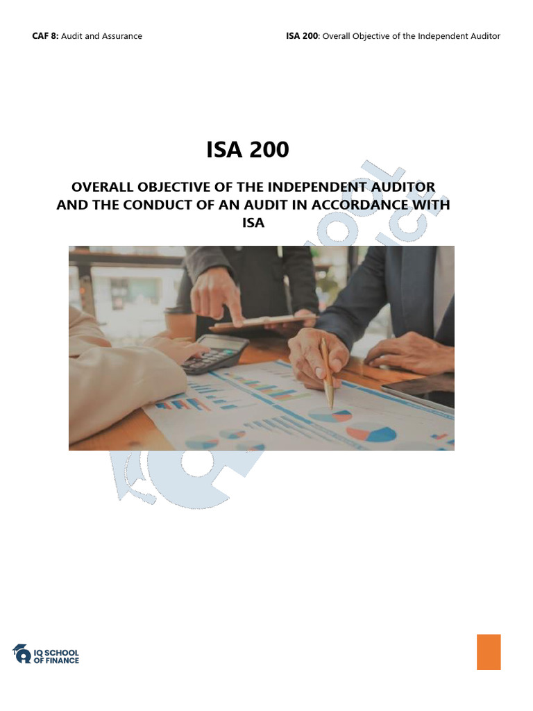 CFAP 06 Vol 1 Version 12 | PDF | Audit | Internal Control