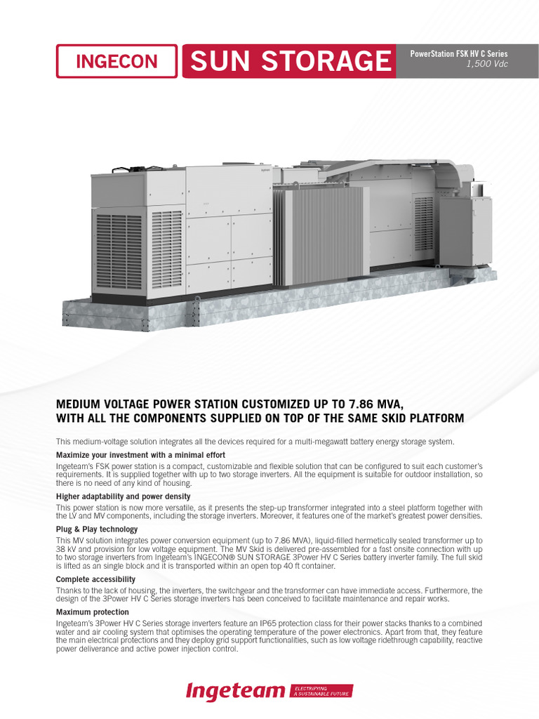 ISS PowerStationFSK HV C Series - EN | PDF | Transformer | Power Inverter
