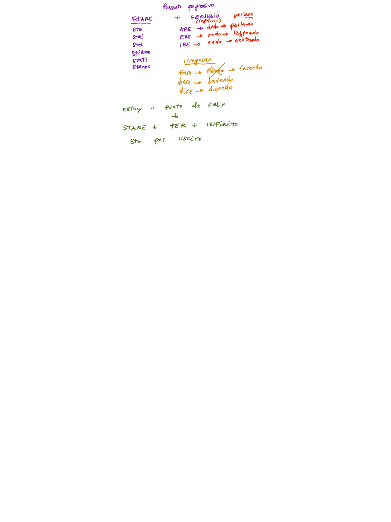 Presente Progressivo | PDF