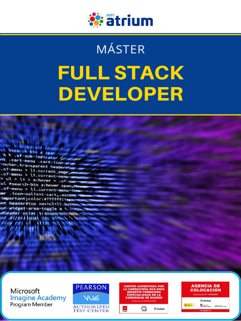 Presentación Full Stack | PDF | Marco de software | Desarrollo de software