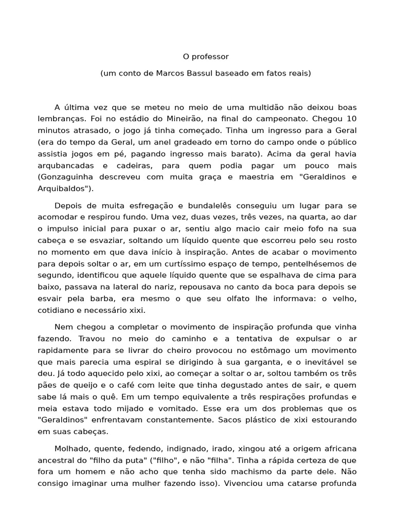 O Professor (Marcos Bassul) | PDF | Ônibus