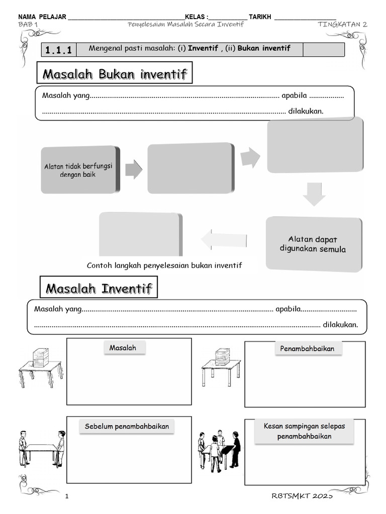 Penyelesaian Masalah Inventif Tingkatan 2 | PDF