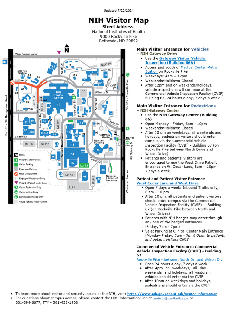 visitor-access-map | PDF | Workweek And Weekend | Parking