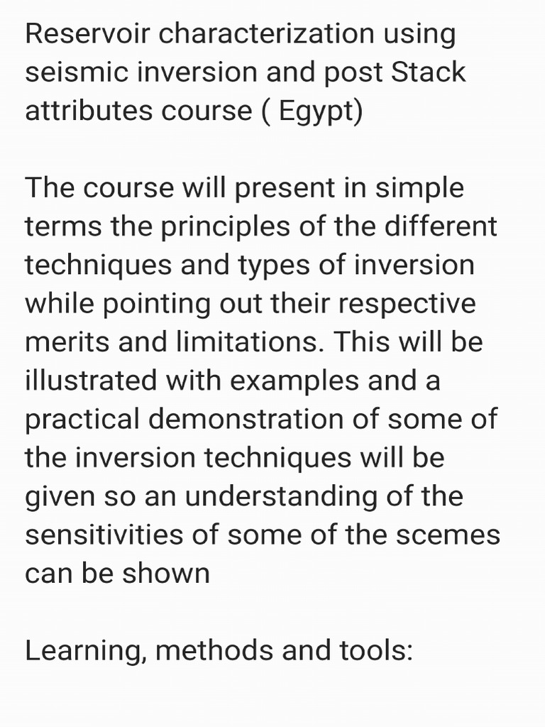 Seismic Attributes-Inversion | PDF Seismic Attributes-Inversion | PDF