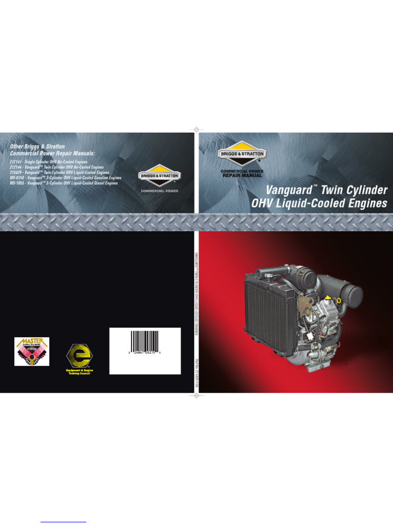 Vanguard Twin Cylinder OHV Liquid-Cooled Engines: For Briggs & Stratton ...