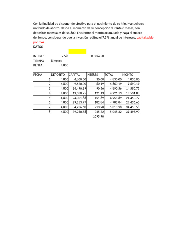 ANUALIDAD Ejercicio 02A | PDF