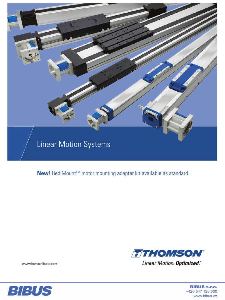 THOMSON Linear Motion Systems Ctuk 2019 | PDF | Screw | Manufactured Goods
