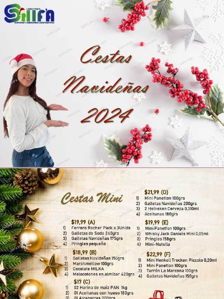 Catalogo Cestas Navideñas 2024 | PDF