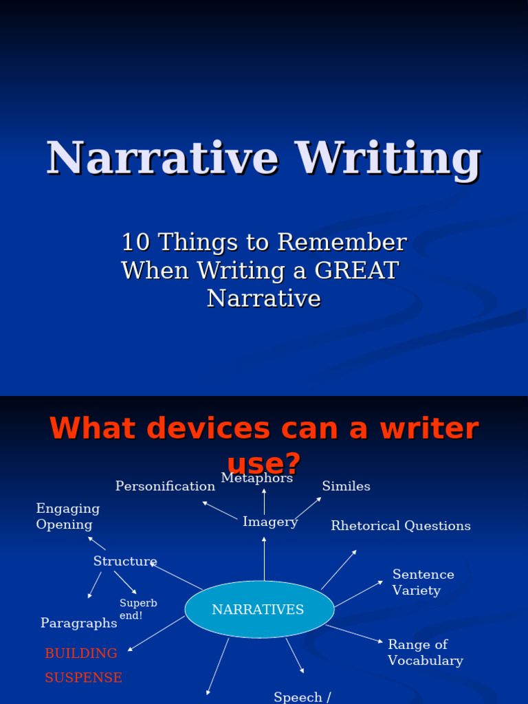 Essential Tips for Narrative Writing | PDF | Punctuation | Ellipsis