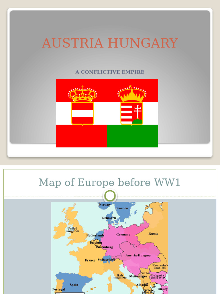 Austria-Hungary: Ethnic Conflicts & Nationalism | PDF