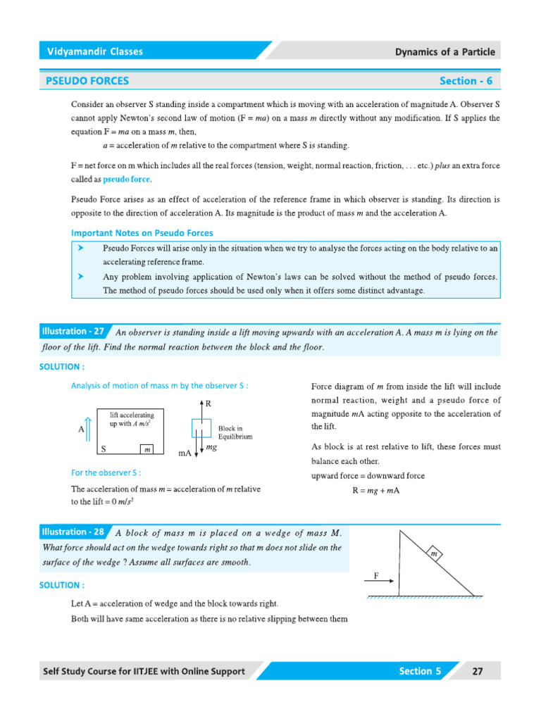 Dynamics of A Particles Section-6 | PDF