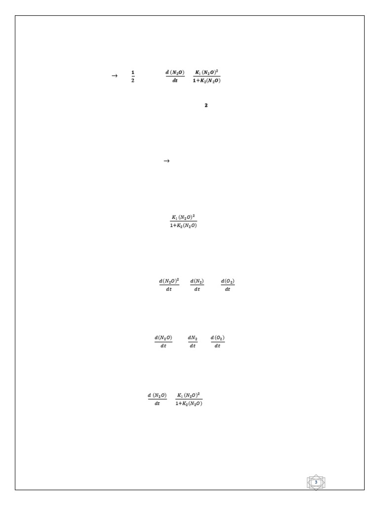 Tarea No 3 | PDF | Cinética química | Velocidad de reacción