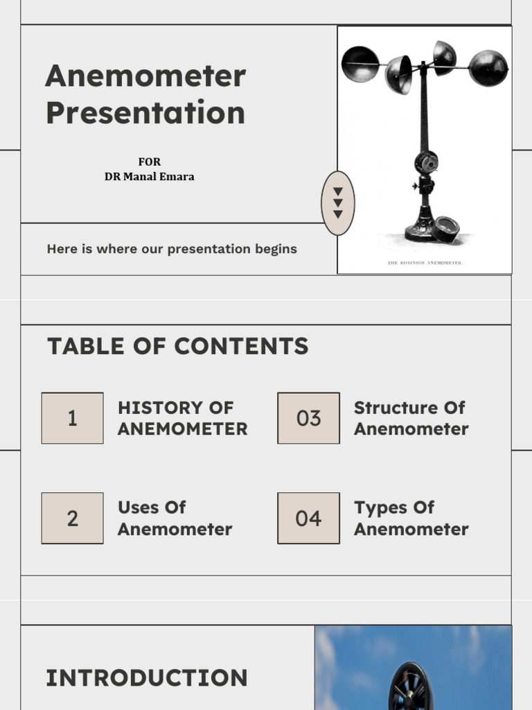 Anemometer | PDF | Wind Speed | Fluid Dynamics