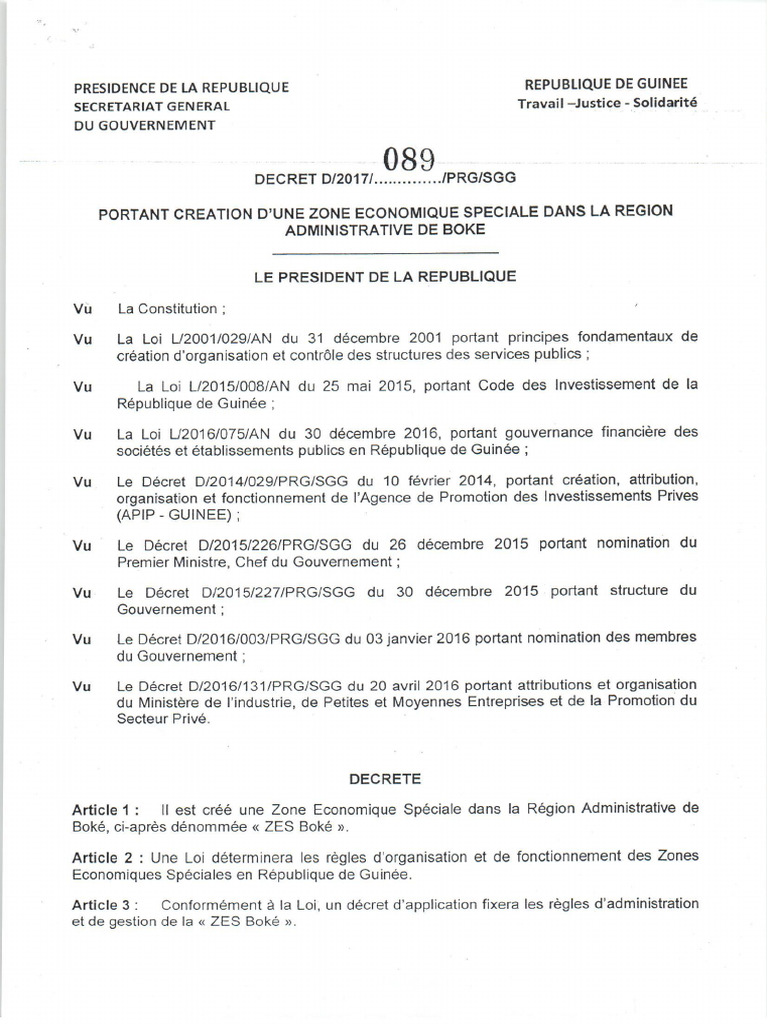 Decret - Sez Boke | PDF