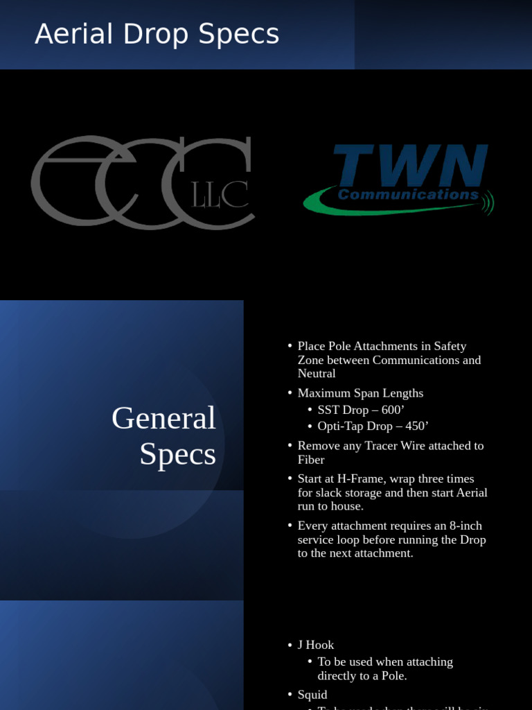 Aerial Drop Specs | PDF