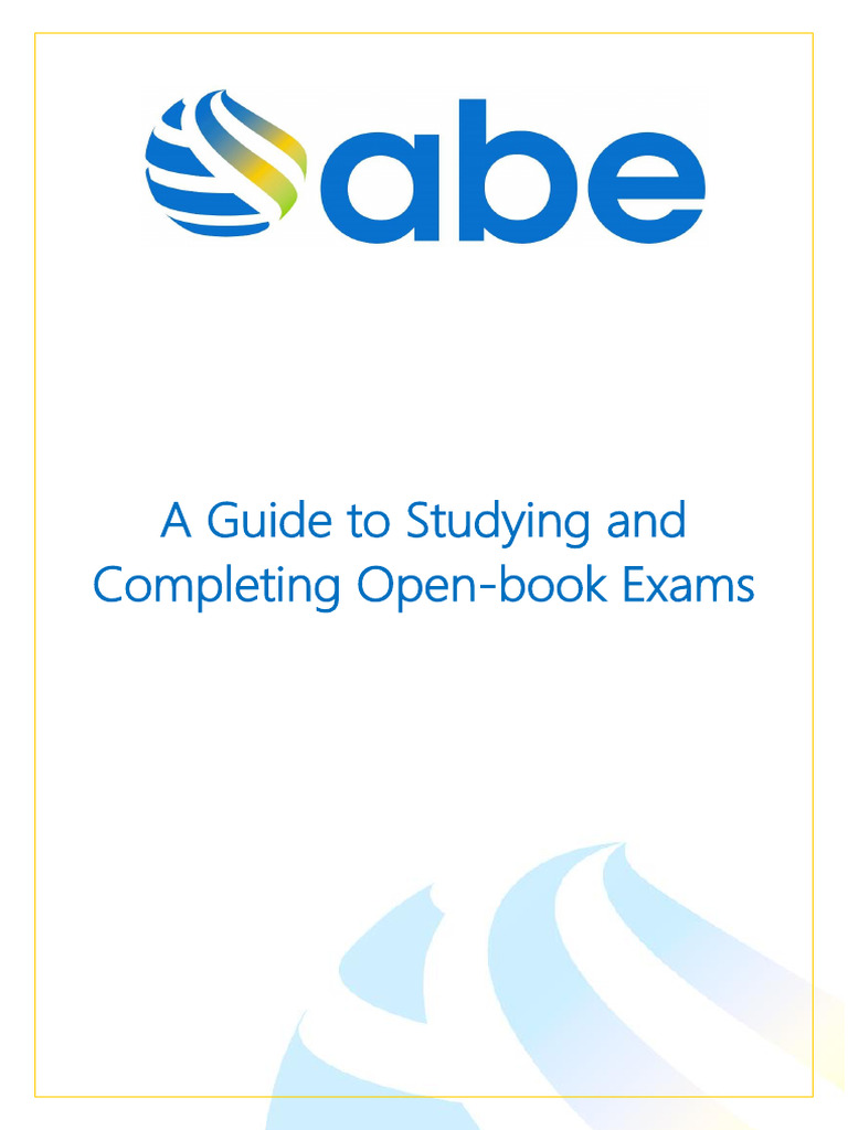 Open-Book Exam Preparation Guide | PDF | Plagiarism | Learning