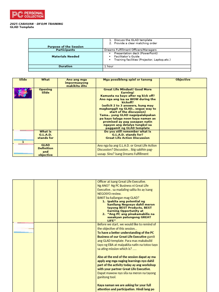 2025 CARAVAN -Faci Guide | PDF