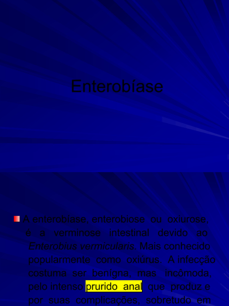 Enterobius Vermicularis | PDF