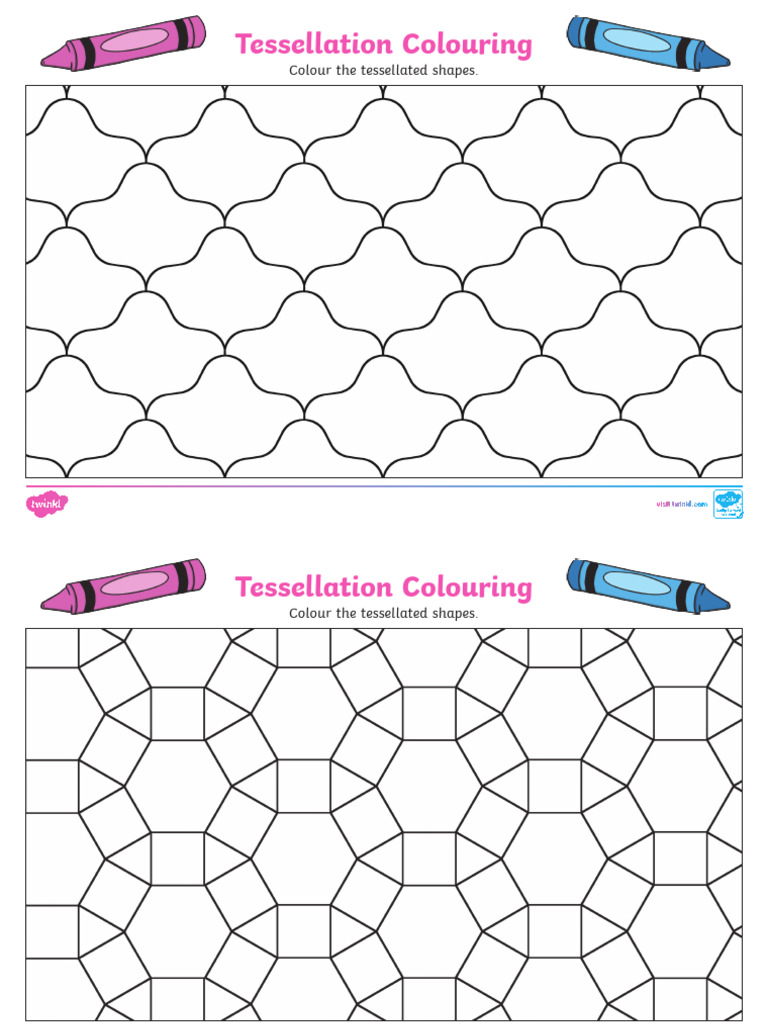 Tessellation Colouring Activity | PDF