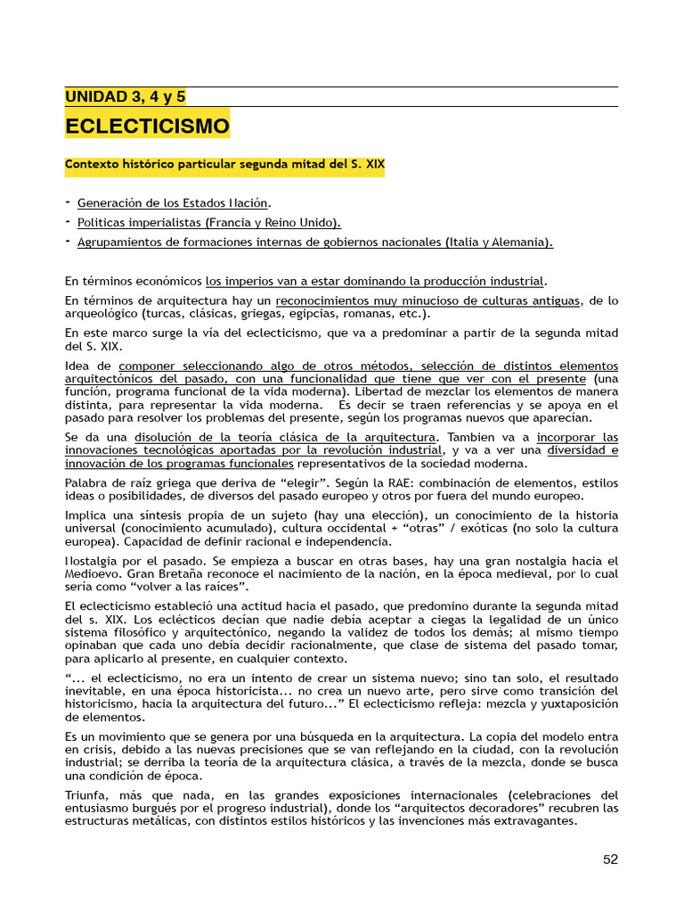 ECLECTICISMO | PDF | Hermandad prerrafaelita