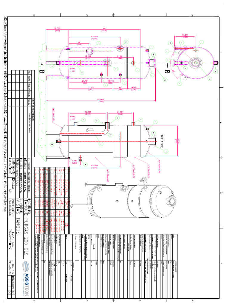 Plano para Aprobacion TV300-1-TP-2 - Assisteck Sas | PDF