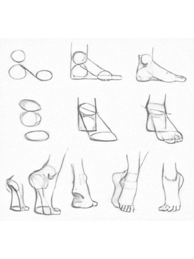 Feet References For Artists | PDF