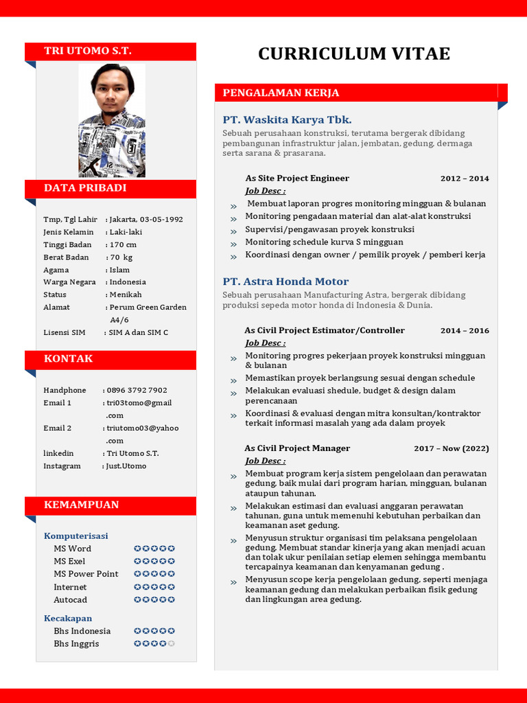 CV Tri Utomo S.T. | PDF