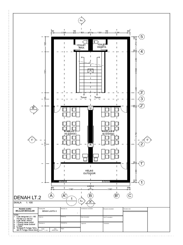 Denah Lt.2 - Tri Utomo | PDF
