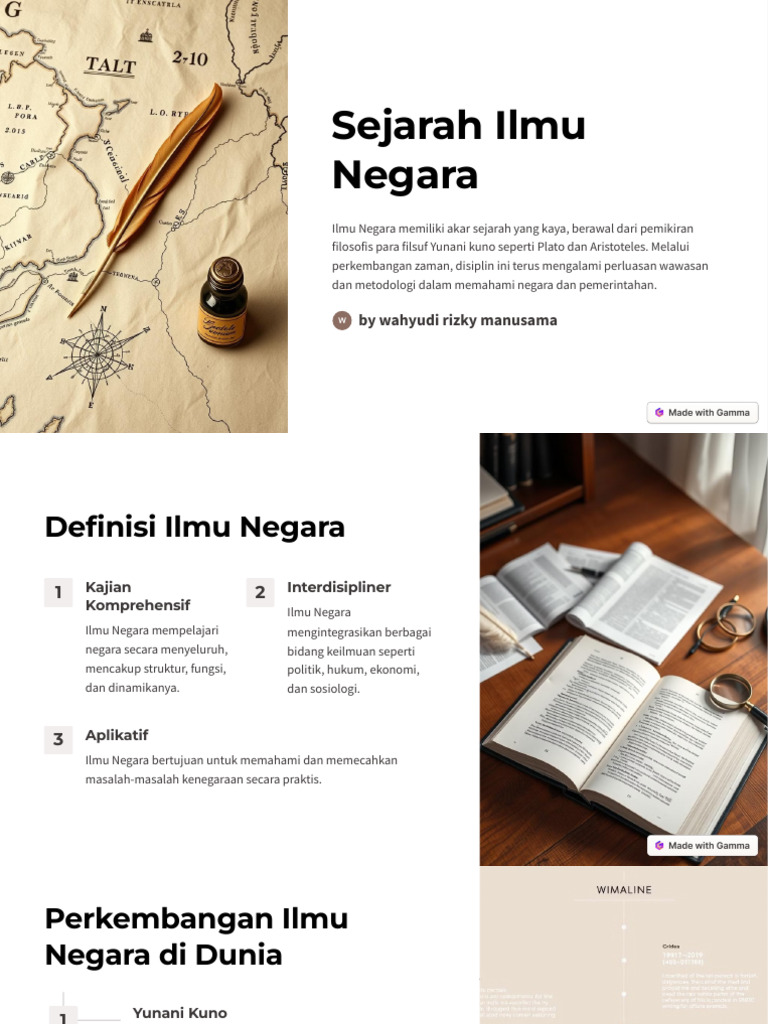 Sejarah Ilmu Negara | PDF