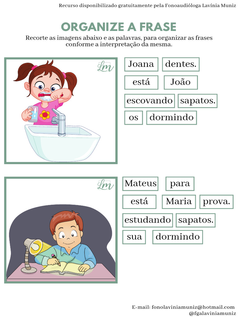 Organize a frase | PDF