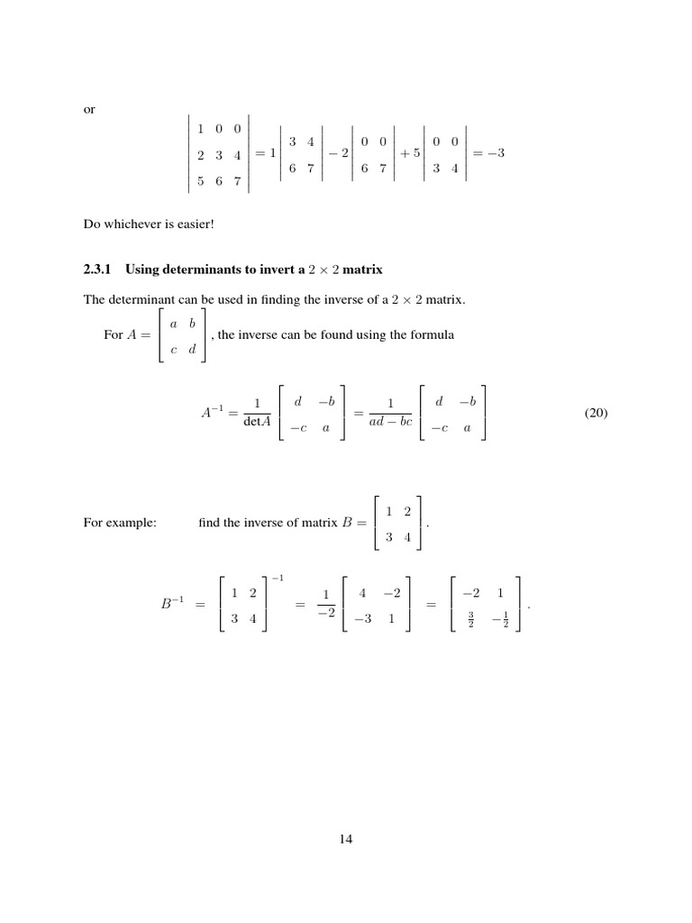 Basic Mathematics Notes - 4 | PDF | Eigenvalues And Eigenvectors | Algebra