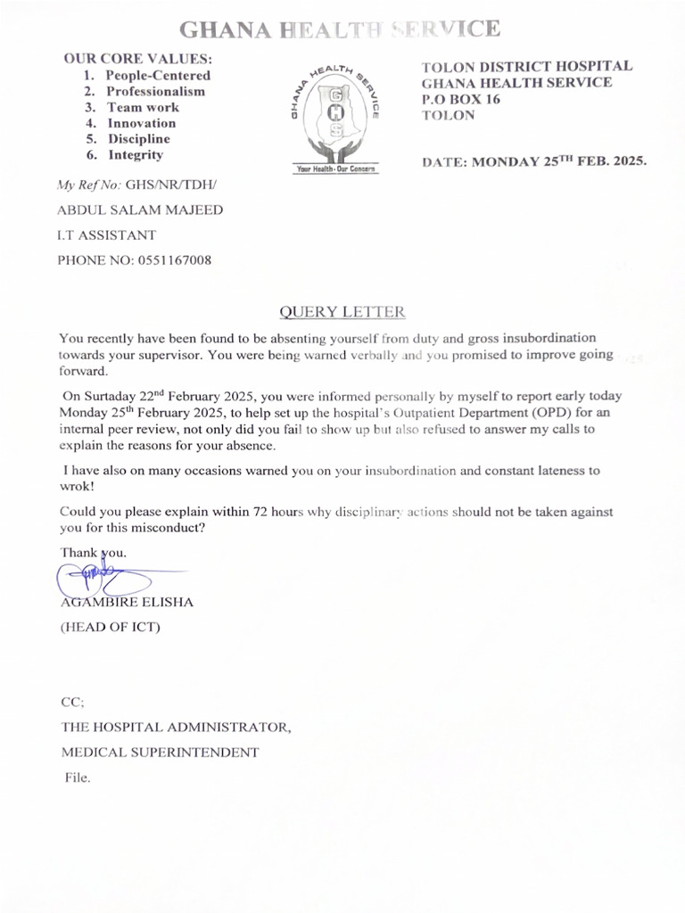 Ghana Health Service | PDF