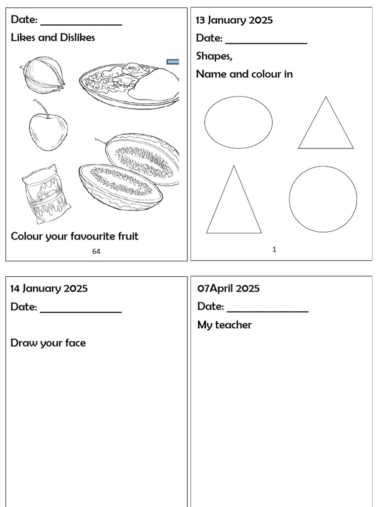 Ecd First Term Work Book 2025 | PDF