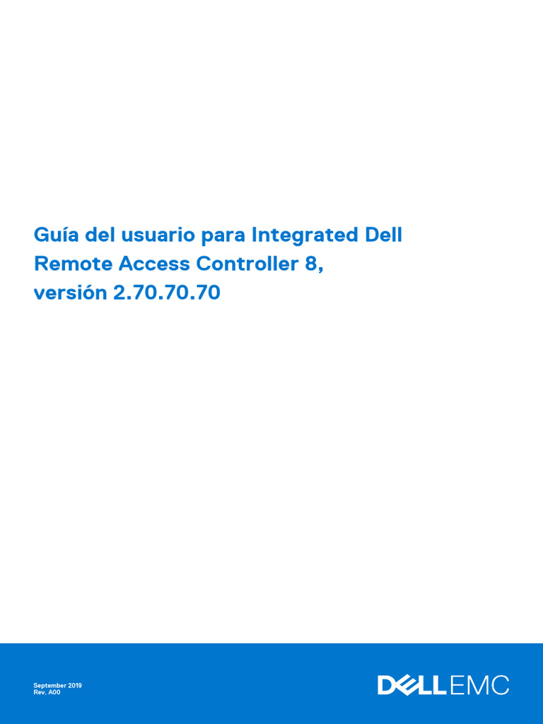 Idrac Dell Remote Access Controller 8 - Es-Mx | PDF | Directorio Activo ...