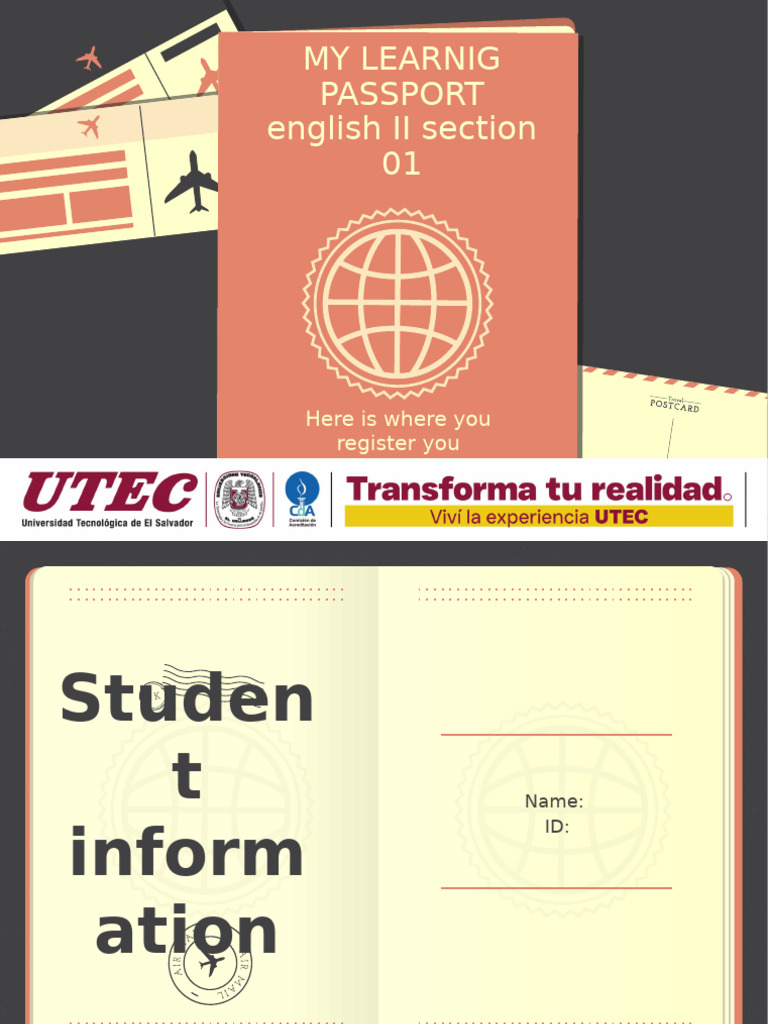My Learning Passport Template 1st Eva ENG II 01 | PDF