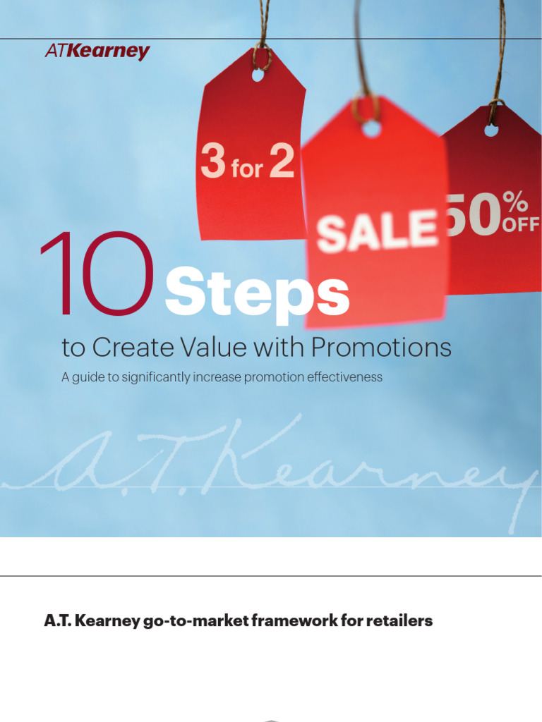 BIP_10_Steps_to_Create_Value_with_Promotions | PDF | Retail | Sales
